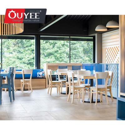 中国 Customized Latest Designed Modern Shop Interior Decoration Bubble Tea Shop Display Furniture Set 販売のため