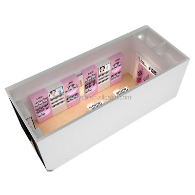 中国 Modern Cosmetic Counter Display Cosmetic Shop Store Design Cosmetic Studio Furniture For Cosmetic Display 販売のため