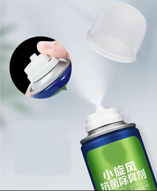 Antibacterial deodorant valve in automotive application