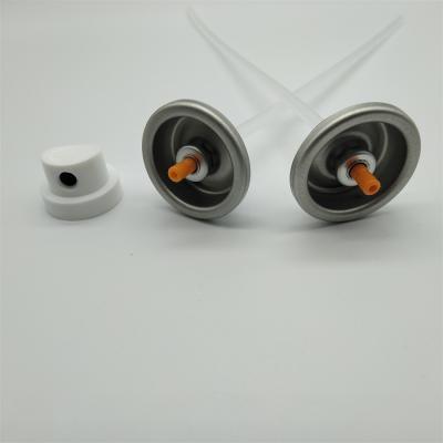 China Válvula de aerossol de qualidade superior para a aplicação de espelhos de cola para cabelo Ideal para estilizar e manter o cabelo à venda