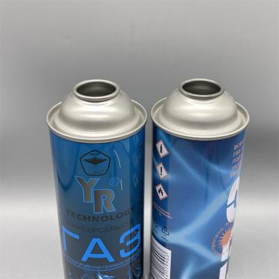 Китай Оптовая продажа 220g 227g 65x158mm Бутановый газовый патрон Пустая бутановая газовая банка с клапаном для барбекю Кампинга продается