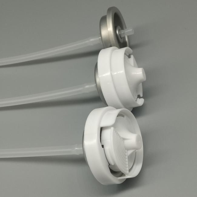Multiple antibacterial deodorant valves displayed together