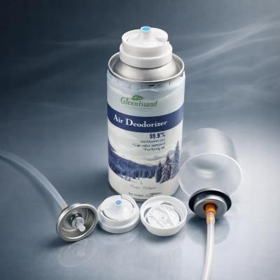 China Durable One Shot Antibacterial Deodorant Valve For Car Care Aerosol Spray for sale
