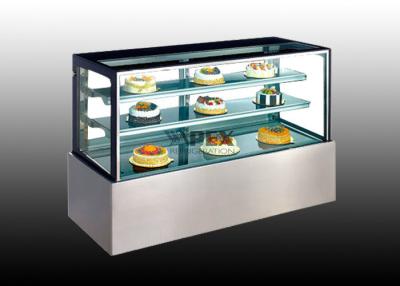 Cina Il refrigeratore 542L dell'esposizione del dolce di larghezza di vetro 1500mm di Squre digiuna raffreddandosi in vendita