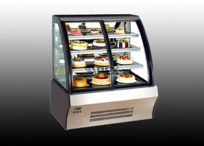 Cina Congelatore refrigerato dell'esposizione del dolce con il cavo del riscaldamento per evitare nebbia in vendita