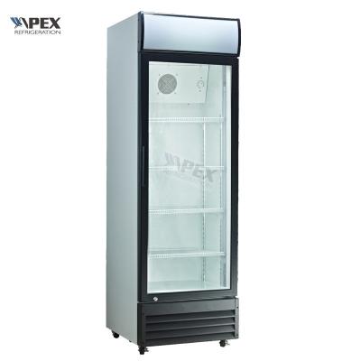 Cina Dispositivi di raffreddamento di vetro commerciali della bevanda della porta con il fan dentro per raffreddare aria in vendita