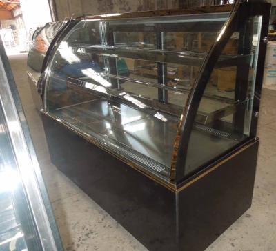 Cina Vetro curvo caso asciutto refrigerato dell'esposizione del forno in vendita