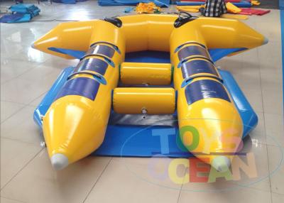 Cina L'acqua gonfiabile impermeabile gialla gioca trainabile Flyfish per 6 persone in vendita