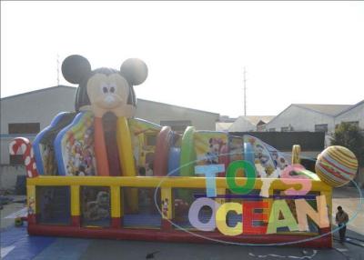 Cina Campo da giuoco rimbalzante colorato del castello per i bambini/la Camera gonfiabile rimbalzo di Mickey Mouse in vendita