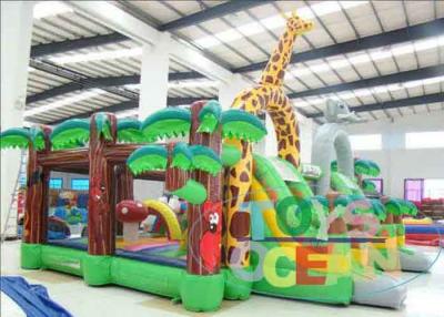 Cina Giungla gigante che salta il parco gonfiabile del trampolino del campo da giuoco per i bambini in vendita