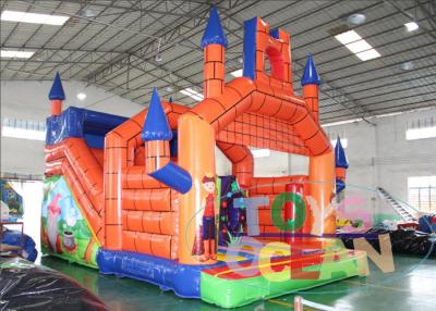 Cina Camera gonfiabile di salto gonfiabile arancio di rimbalzo del castello per divertimento in vendita