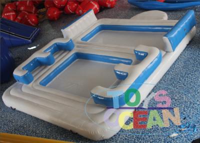 Cina Isola di galleggiamento Antivari di galleggiamento gonfiabile dell'acqua di Customzied con la tenda in vendita