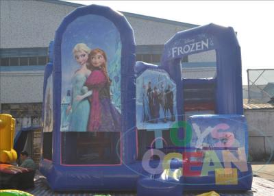 Cina Buttafuori gonfiabili giganti divertenti combinati per il salto gonfiabile del castello di ostacoli congelato bambini combinato in vendita