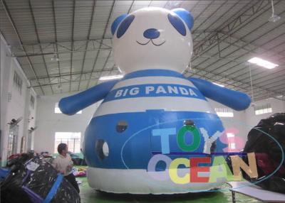 Cina Camera dell'interno gonfiabile di rimbalzo del grande panda blu, castello rimbalzante della Camera di rimbalzo dei bambini per i bambini in vendita