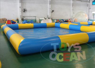 Cina l'acqua quadrata gonfiabile gigante di nuoto dello stagno di acqua di 10x8m gioca 0,9 PVC in vendita