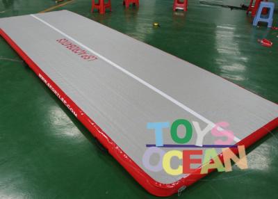 Cina Forte pista di aria gonfiabile di ginnastica del PVC di 0.55mm per addestramento di sport della palestra dei bambini in vendita