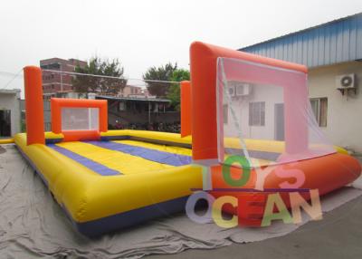 Cina Campo di calcio gonfiabile di calcio dell'acqua del gioco di sport della spiaggia del mare con il passo di conteggio di scarica in vendita