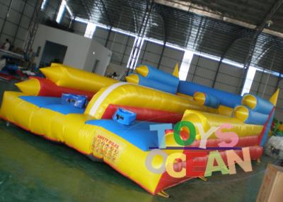 中国 バンジーの膨脹可能なスポーツのゲーム10.7 * 4.6 * 2.4 mの跳躍のトランポリン0.55mmポリ塩化ビニール 販売のため