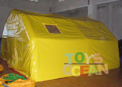 中国 注文色/サイズの膨脹可能なテント ポリ塩化ビニールの防水シートの屋外の大きいキャンプ テント 販売のため