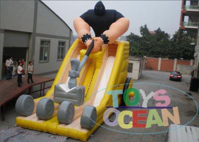 China Escavadora inflável colorida gigante personalizada do monstro das corrediças dada forma para o divertimento à venda