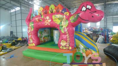 Cina 110 - castello di salto di rimbalzo del mini di rimbalzo del ventilatore 230V dinosauro gonfiabile della Camera in vendita