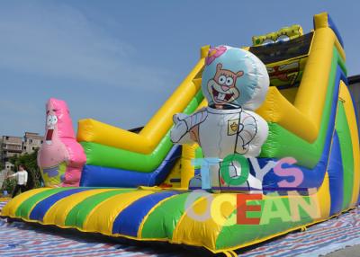 China Corrediça inflável colorida de Bob da esponja do PVC de 8X4.5X6.3M 0.55MM para o divertimento à venda