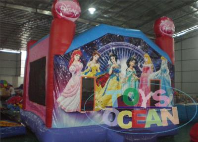 Cina principessa gonfiabile Jumps For Girls del PVC Viyle Tarpaulim di 4x4m 0.55mm in vendita