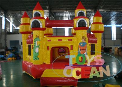 Cina Castello di salto gonfiabile giallo che gioca i buttafuori gonfiabili del castello per i bambini in vendita