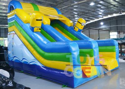 China Os grandes sequazes feitos sob encomenda 3 pistas deslizam o campo de jogos inflável do Toboggan para crianças à venda