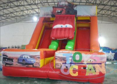 Cina L'attrezzatura del gioco di partito gonfiabile asciuga lo scorrevole che l'automobile eccellente ha modellato il PVC di 0.55m per i bambini in vendita