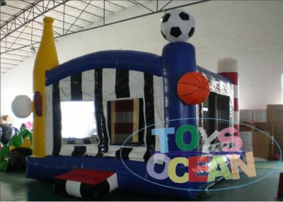 中国 0.55mmポリ塩化ビニールのビニールの防水シートの男の子の遊ぶことのための膨脹可能なフットボールのファンのスポーツの跳躍の跳ね上がり 販売のため