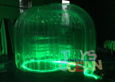 中国 Inflatablesの写真ブースのテントを広告する多彩で明確で透明なLED 販売のため
