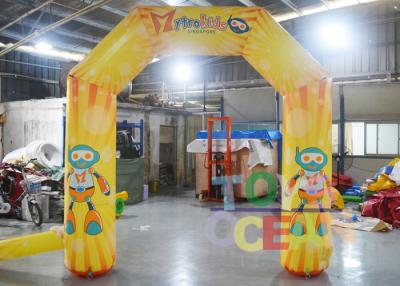 Cina Stampa di Digital di colore pieno che annuncia l'arco gonfiabile di Inflatables della piccola esposizione in vendita