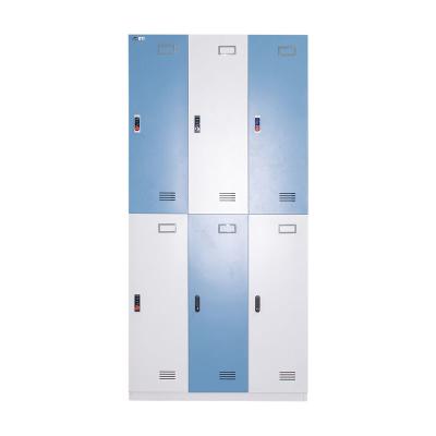 Chine Porte en acier latérale personnalisable D450mm du placard 6 de casier en métal à vendre