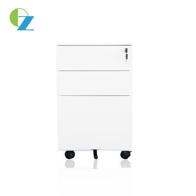 Κίνα H620mm κινητό βάθρο 3 μετάλλων αποθήκευση συρταριών με τη συγκεντρωμένη κατασκευή προς πώληση
