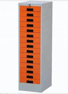 Κίνα Assembly Structure 15 Drawer Metal Filing Cabinet With Black Handle προς πώληση