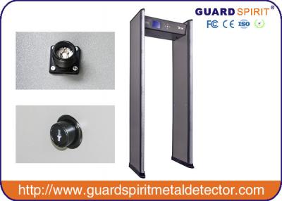 Cina Pagina di porta profonda del metal detector di spirito della guardia di ricerca del PVC con lo schermo a 5,7 pollici dell'affissione a cristalli liquidi in vendita