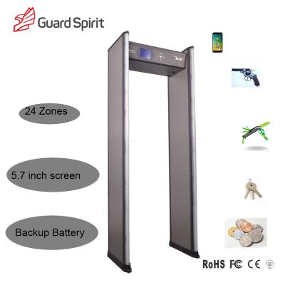 Cina Passeggiata di sicurezza di zona di spirito 24 della guardia tramite il metal detector dell'arco per l'hotel in vendita