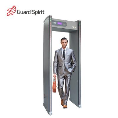 Cina Le alte zone della sensibilità 18 di controllo infrarosso camminano tramite il portone dei metal detectori per ispezione di sicurezza in vendita