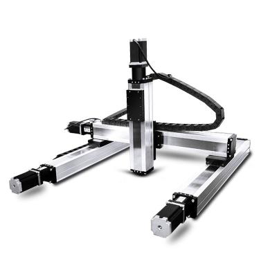 China Sistema de posicionamento linear de 500 mm/s Modular Actuador linear de 3 eixos 50 mm - 1500 mm Faixa de curso à venda