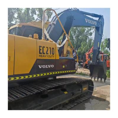 China Excavadora Volvo EC210D de segunda mão com alta potência à venda