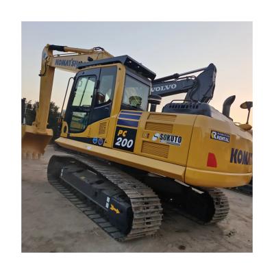 China Usado Komatsu PC200-8 Hydraulic Crawler Digger Excavator Em ótimo estado e acessível à venda