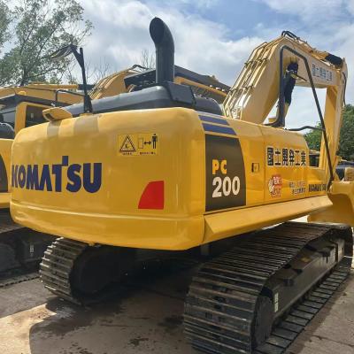 Cina KOMATSU Motore usato Escavatore idraulico a trascinatore pc200-8 Buone condizioni 800 ore di lavoro in vendita