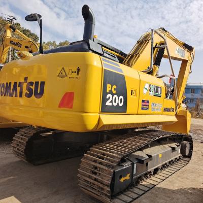 Cina Escavatore Komatsu usato pc200-8 con pompa idraulica ORIGINALE e capacità di secchio 1.2CBM in vendita