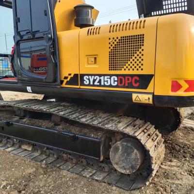 Cina Buone condizioni Sany SY215C Escavatore idraulico con valvola idraulica originale in vendita