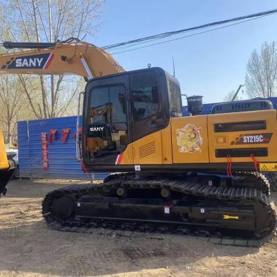 Cina Motore ISUZU Usato Sany SY215C Escavatore idraulico con 1.2CBM Capacità del secchio in vendita