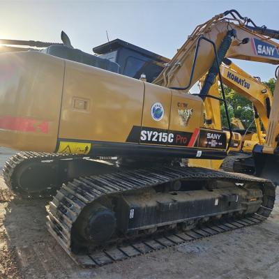 Cina Motore ISUZU Usato Sany SY215C Escavatore idraulico per attrezzature da costruzione in vendita