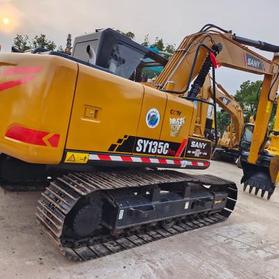 Cina in ottimo stato Sany sy135c escavatore idraulico per il mercato delle costruzioni in vendita