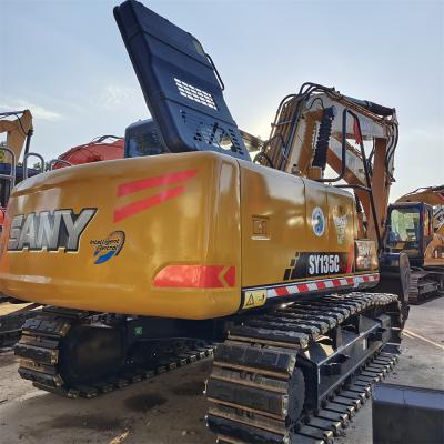 Cina Sany SY135C escavatore a strisce di seconda mano 13.5TONS Peso operativo 600 ore di lavoro in vendita
