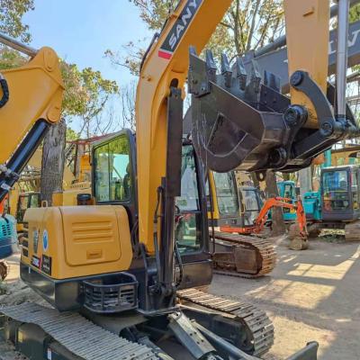 中国 使用済み Sany SY55C 水力クローラー掘削機 稼働重量 5780KGS 良い 販売のため